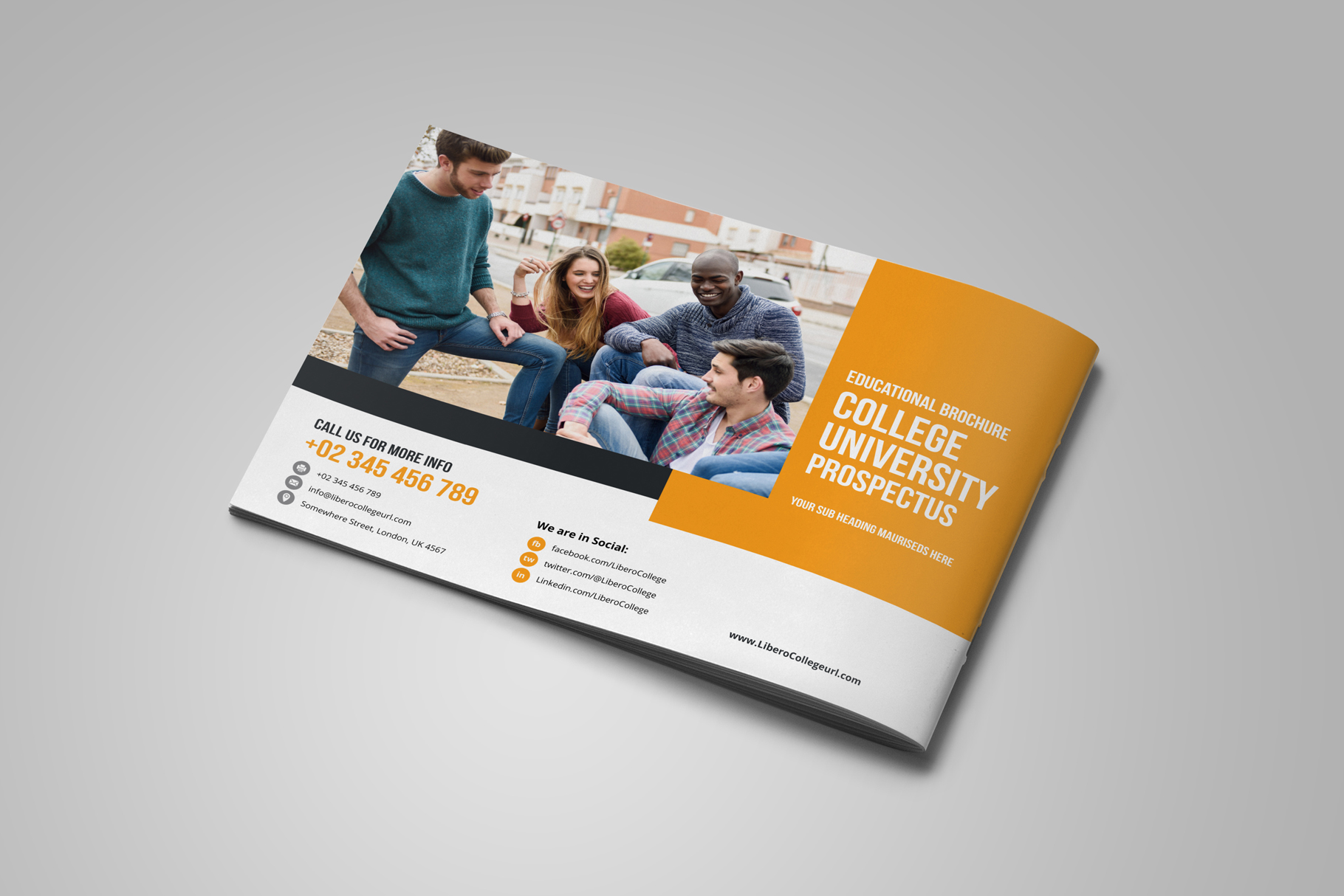 Education Prospectus Brochure v2 (184141) | Brochures | Design Bundles