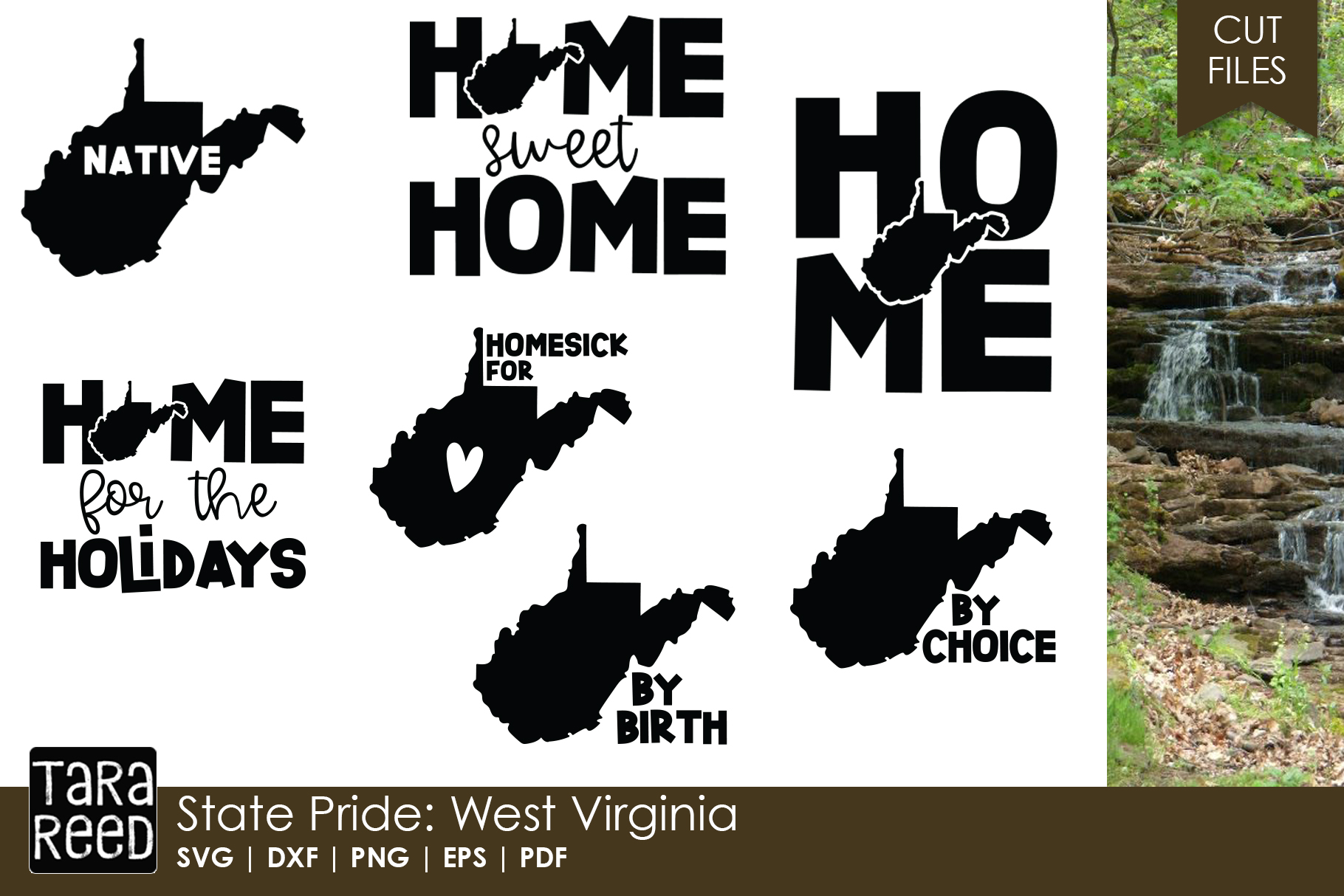 State of West Virginia - SVG and Cut Files for Crafters
