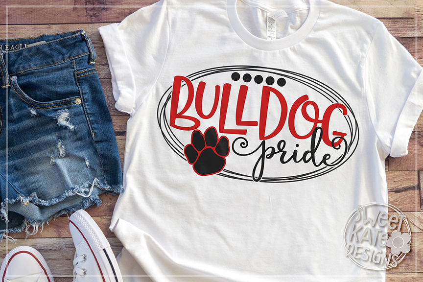 Bulldog Pride SVG DXF EPS PNG JPG