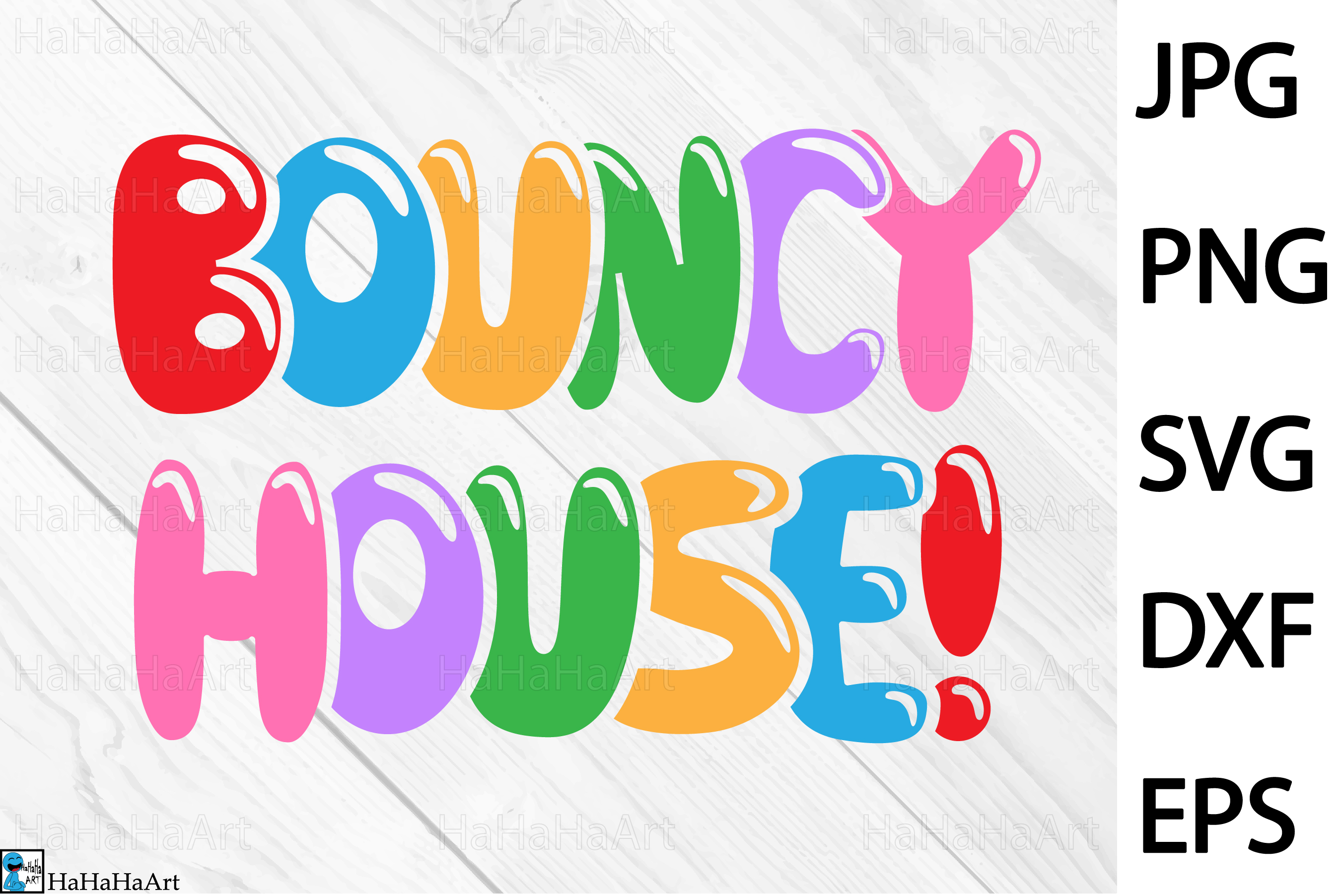 Bounce House Party - Clip art / Cutting Files 280c