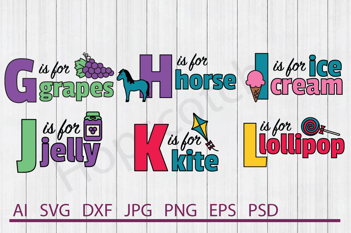 Alphabet SVG Bundle, DXF File, Cuttable File