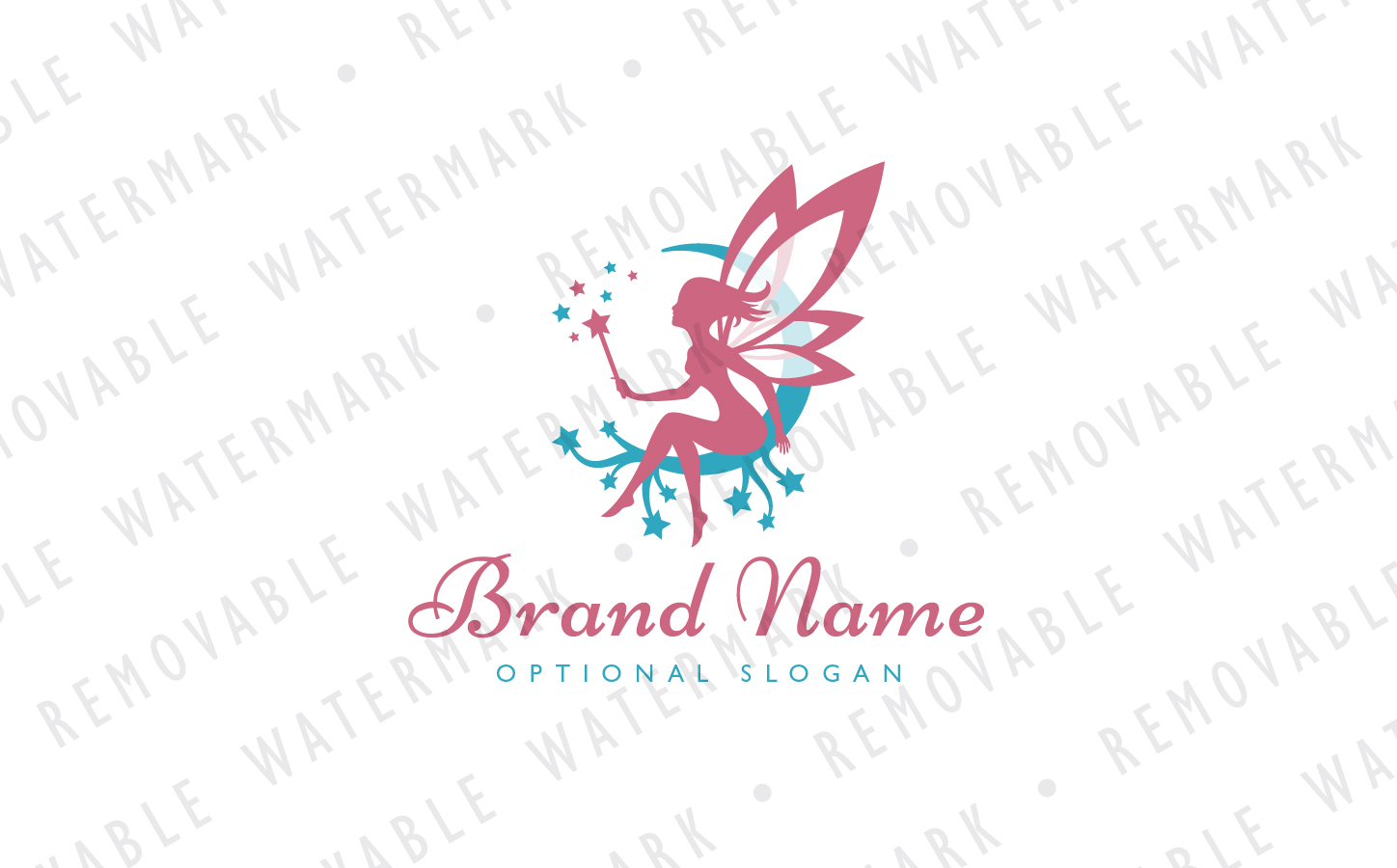 Magical Fairy Logo (188810) | Logos | Design Bundles