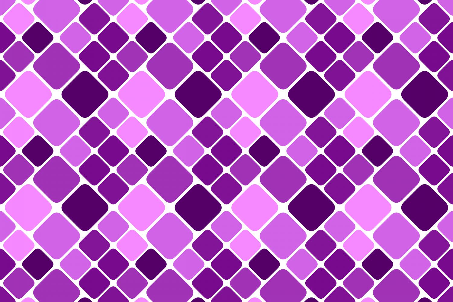 24 Seamless Purple Square Patterns