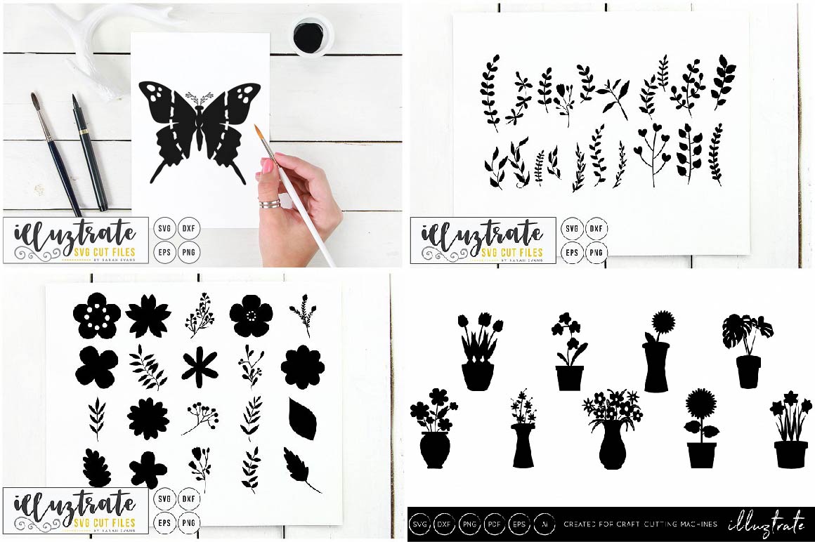 HUGE SVG Graphics Bundle - illustration SVG Cut Files