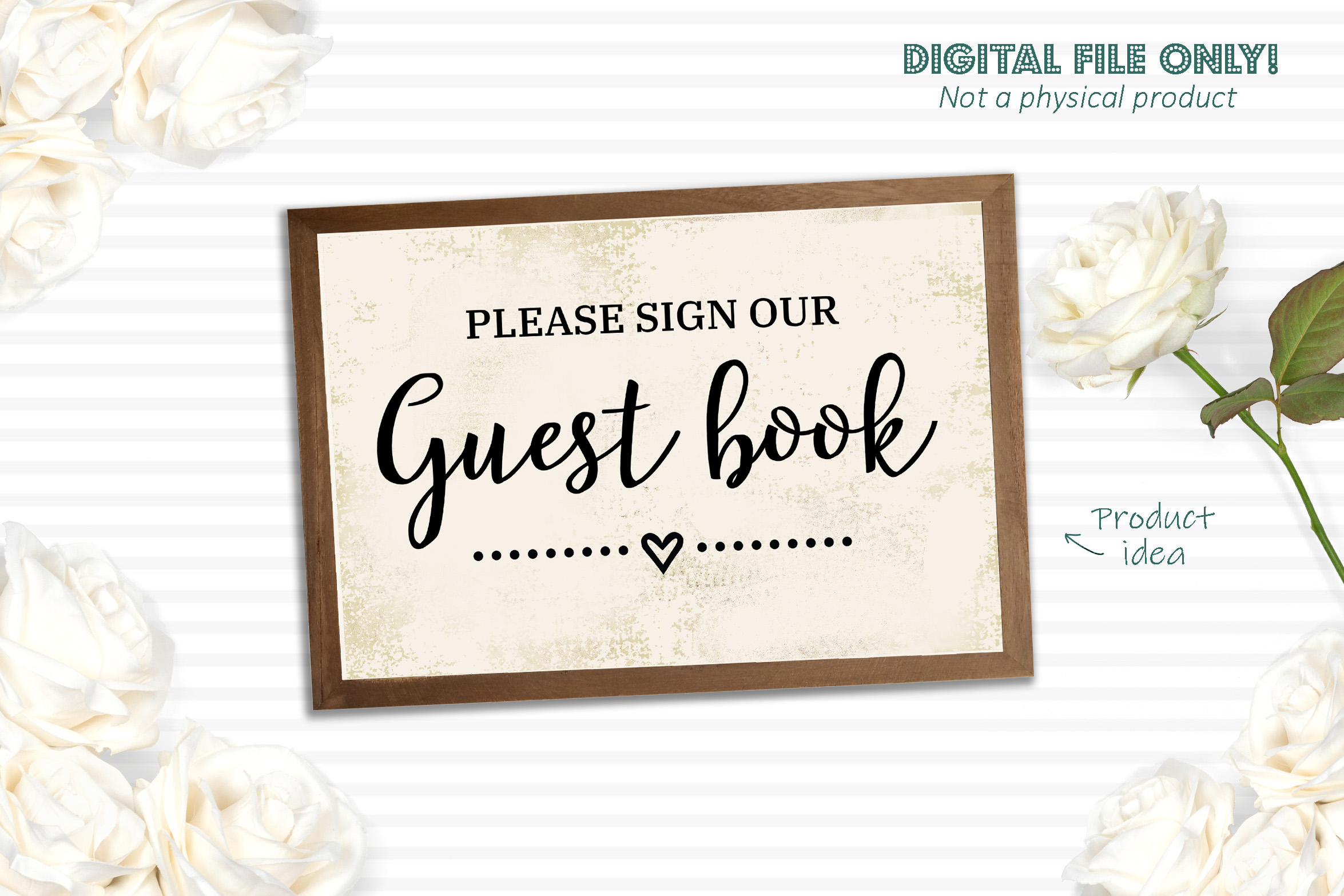Please sign our guest book - Wedding SVG cut file (190545) | Cut Files ...