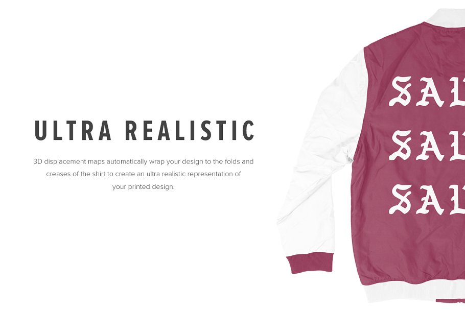 6 Premium Letterman Jacket Mockups (411329) | Mock Ups | Design Bundles
