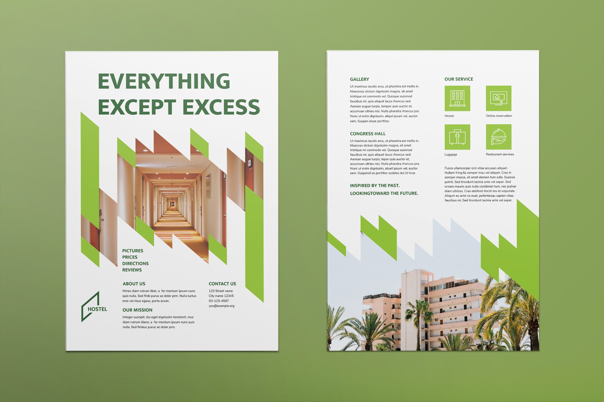 Hostel Flyer (437752) | Flyers | Design Bundles