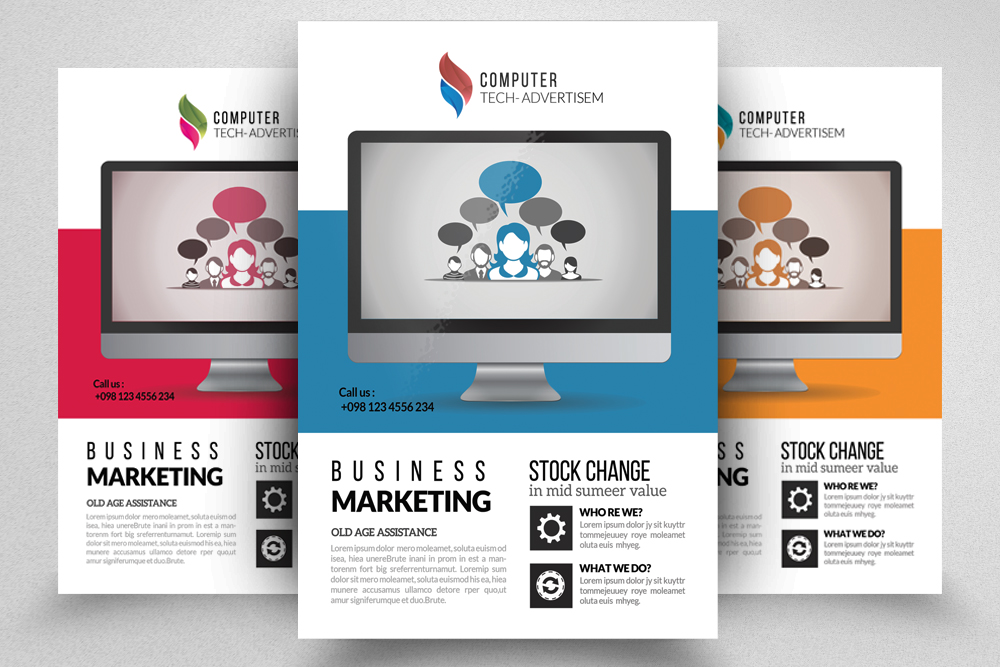 Public Relations Company Flyer Psd (142146) | Flyers | Design Bundles