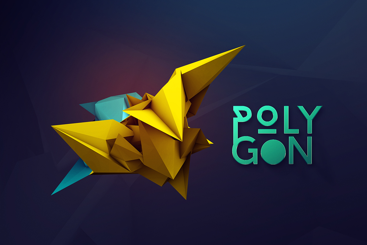 3D Geometric Polygon Renders (310097) | Objects | Design Bundles