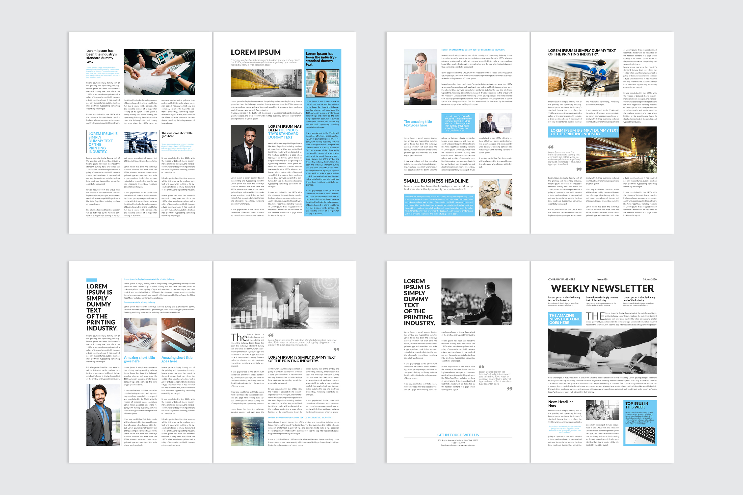 Weekly Newsletter Templates