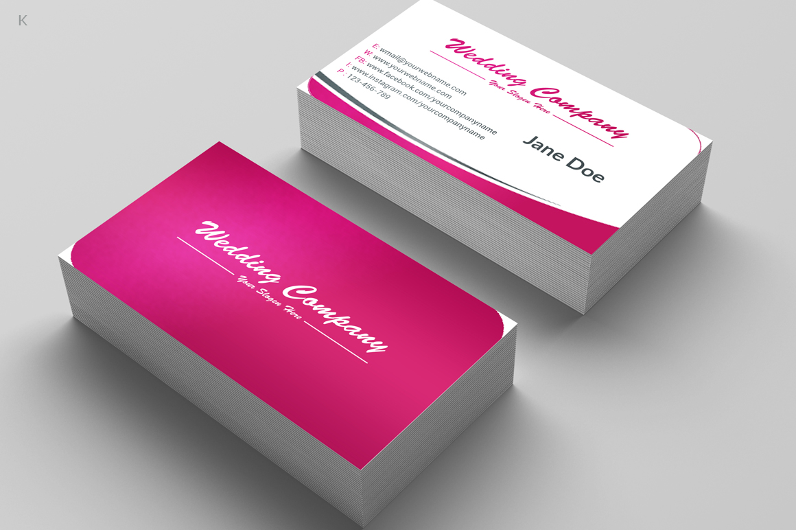 Wedding Business Card