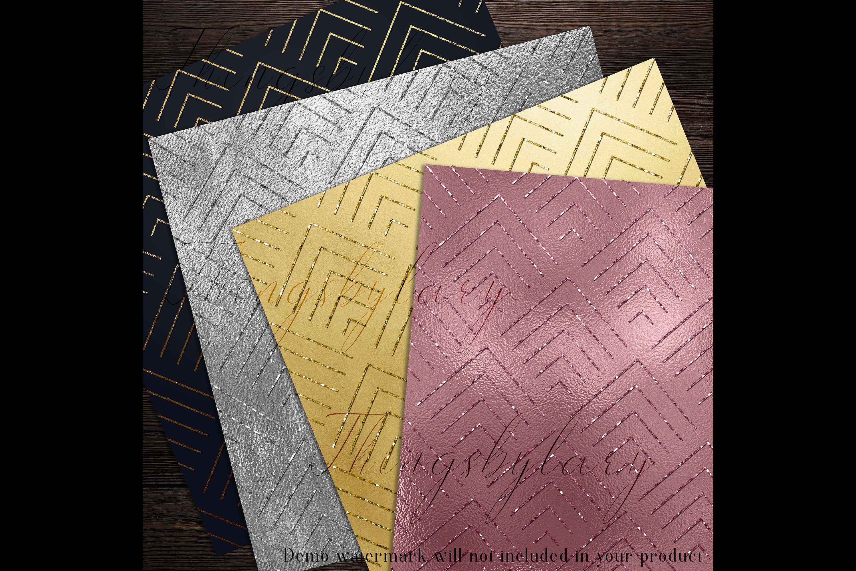 30 Seamless Geometric Art Deco Luxury Pattern Overlay Images (161220 ...