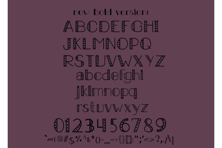 Carousel Lights Font Family, Three Fun Fonts (313310) | Regular | Font ...