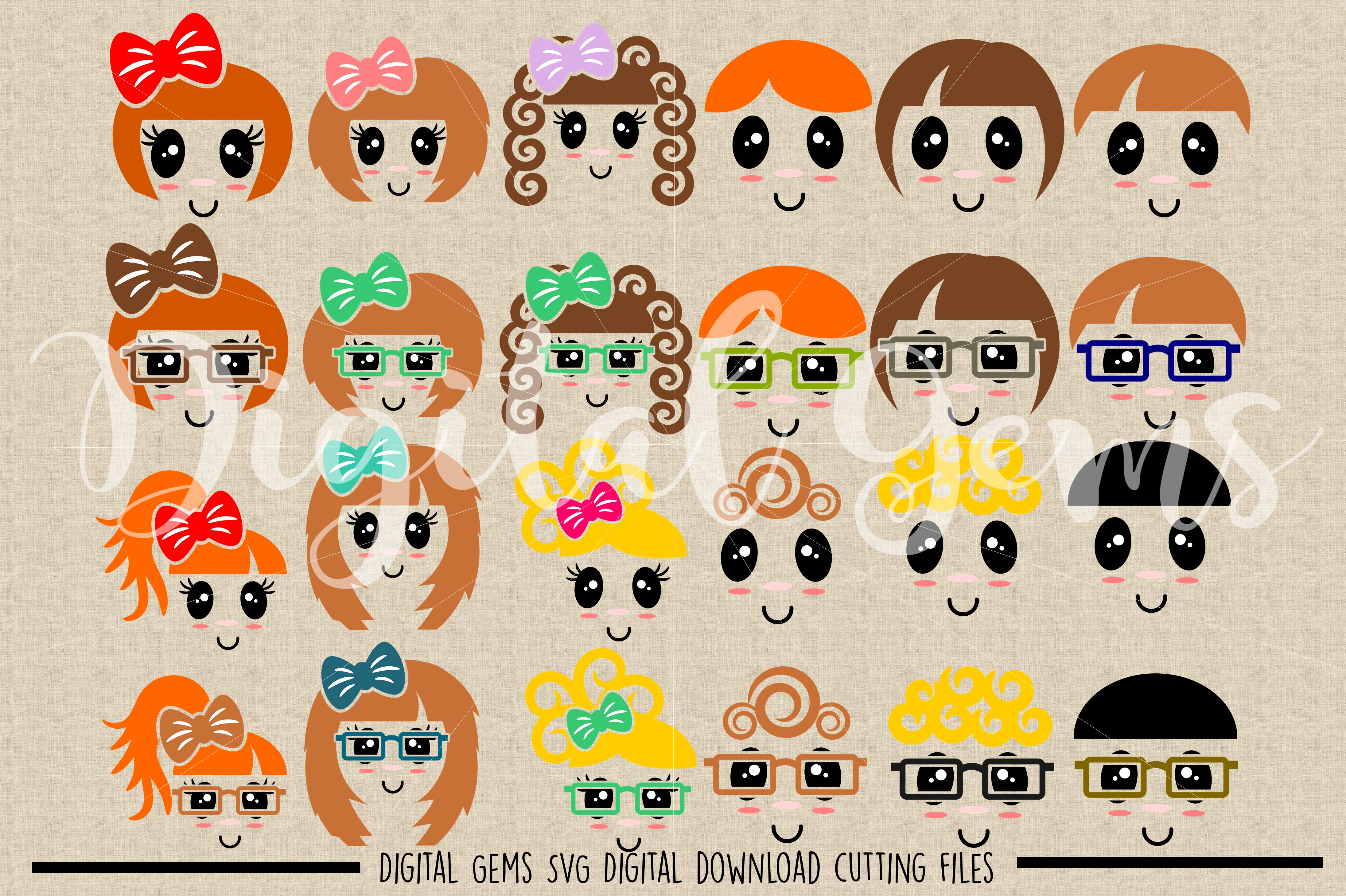 Faces SVG / DXF / EPS / PNG files