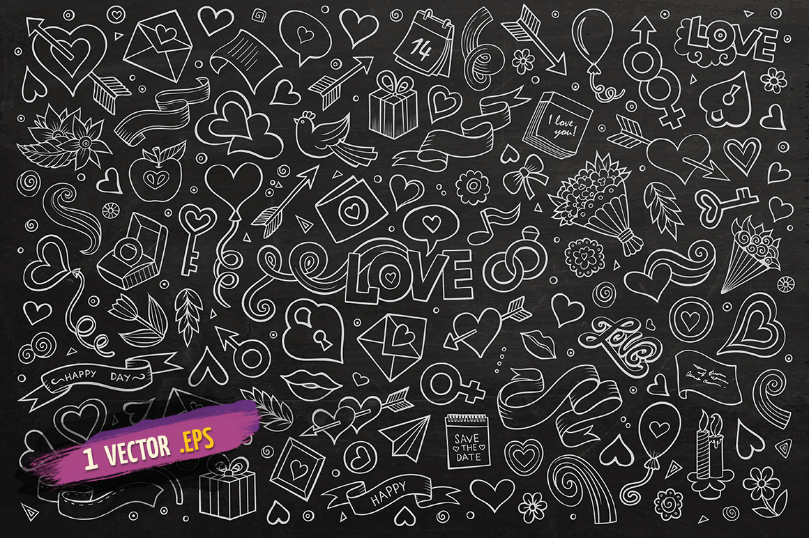 Love Objects & Symbols Set