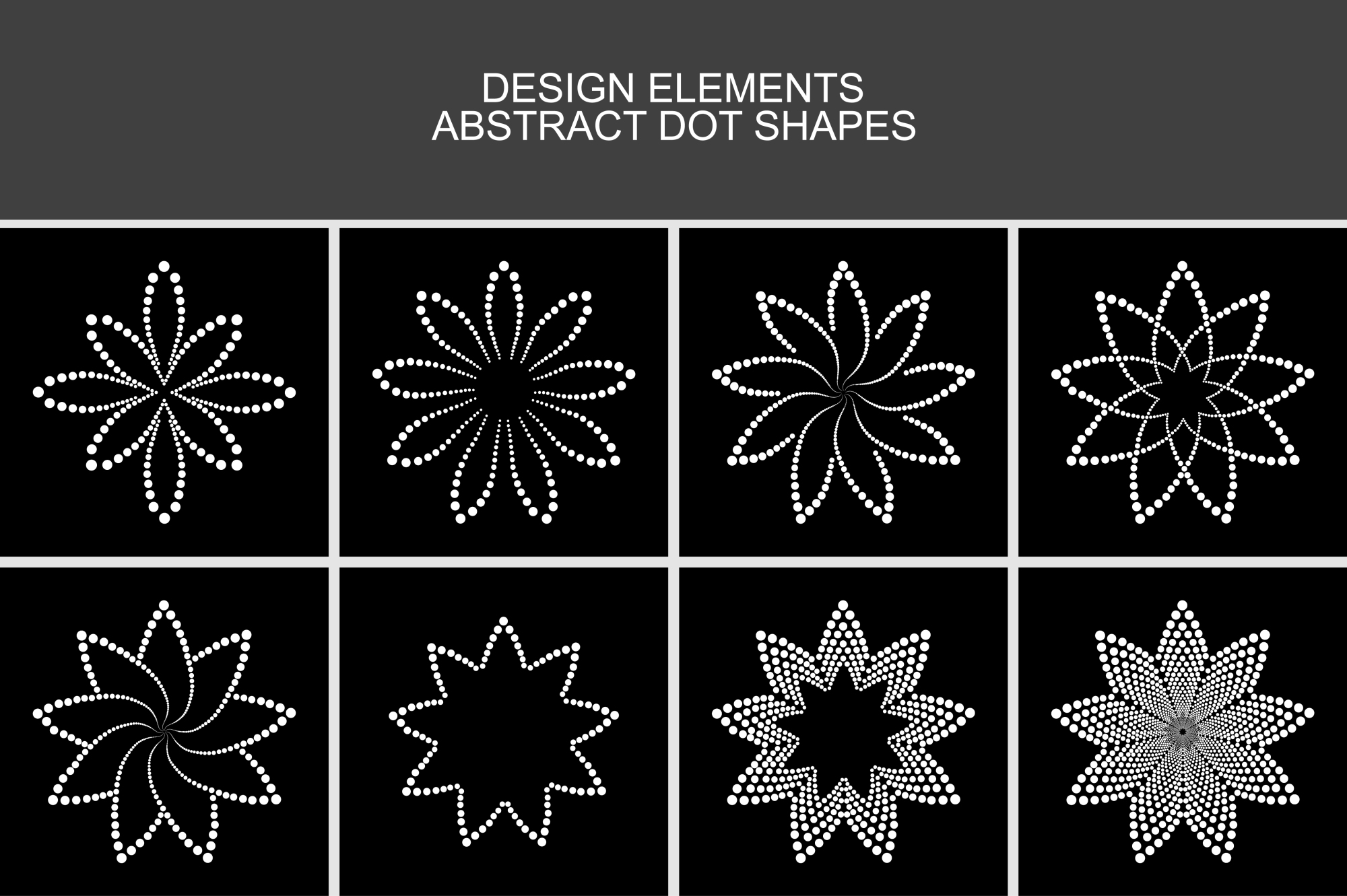 Collection of design elements.