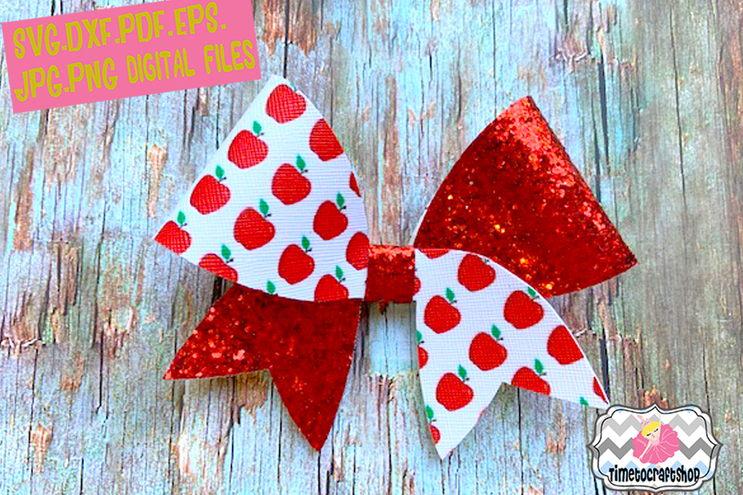 Cheer Bow Short Tail Template Svg Dxf Pdf Eps Jpg Png 205728 