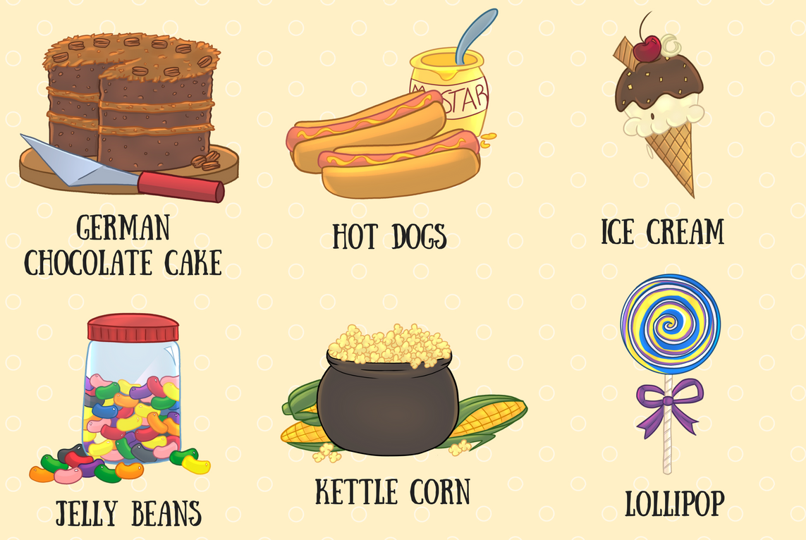 A to Z Fun Foods Clip Art Collection