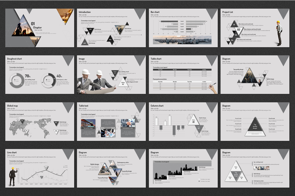 Architecture Powerpoint Template 7066 Presentation Templates 