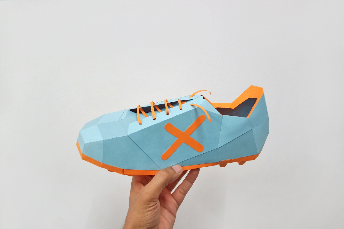 DIY Papercraft Soccer shoes,Cleats shoe,Football shoes svg (307525 ...