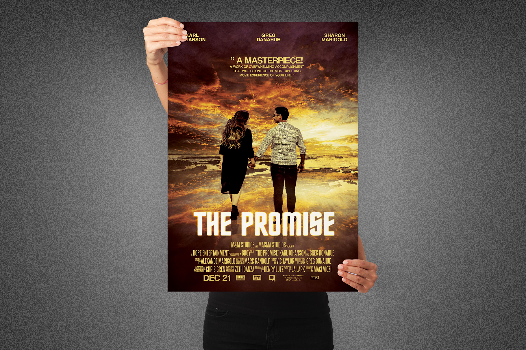 The Promise Movie Poster Template (302594) | Flyers | Design Bundles