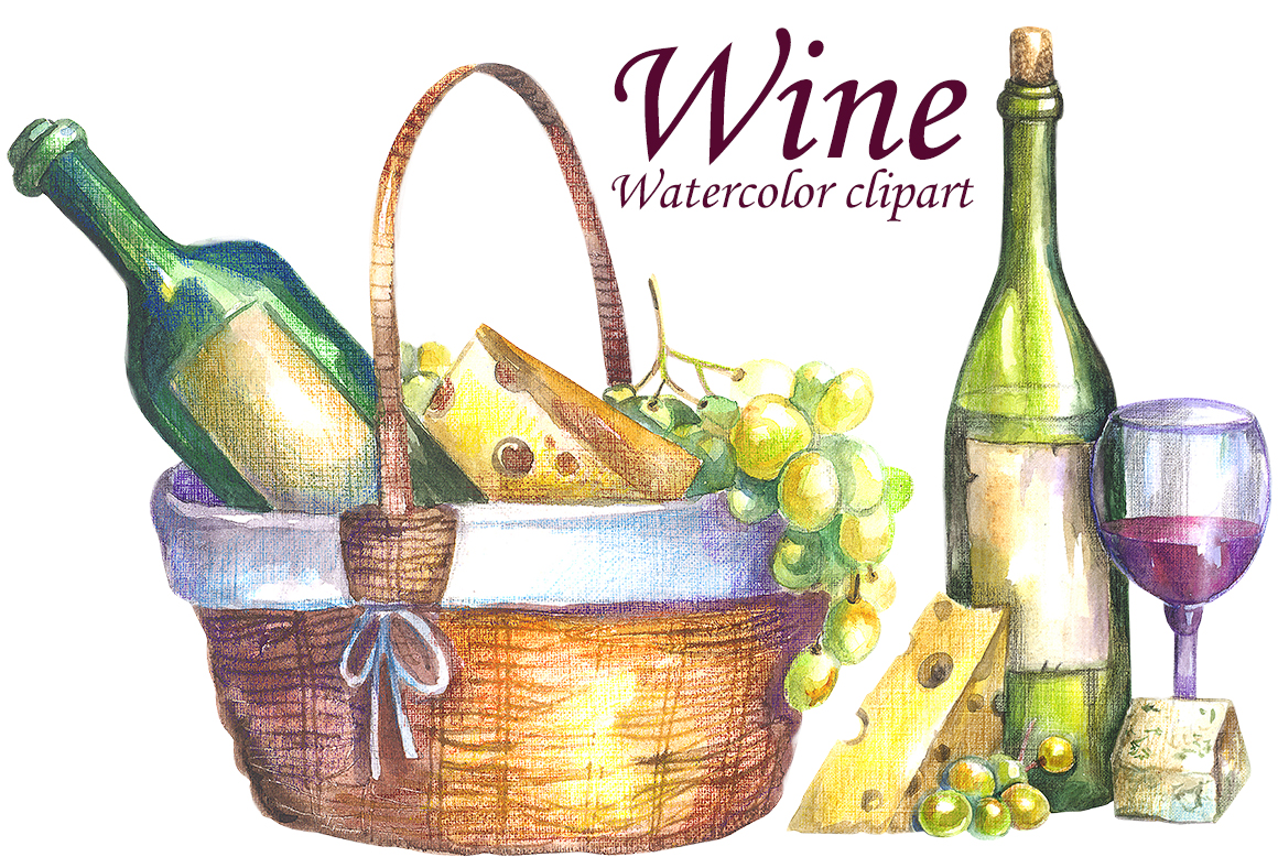 Watercolor Wine Collection