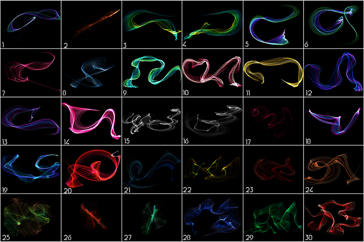 4K Glossy Waves Overlays (35376) | Textures | Design Bundles