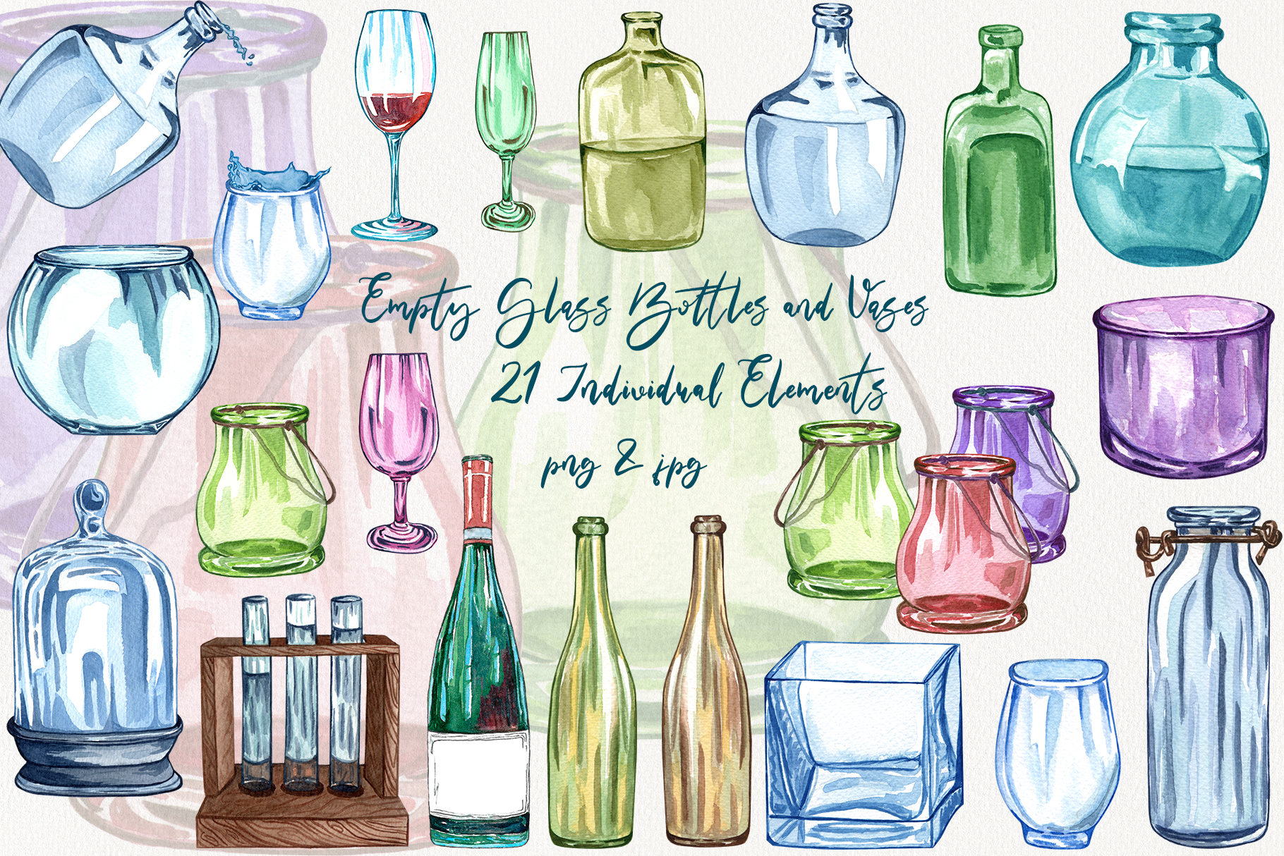 Glass Watercolor Collection