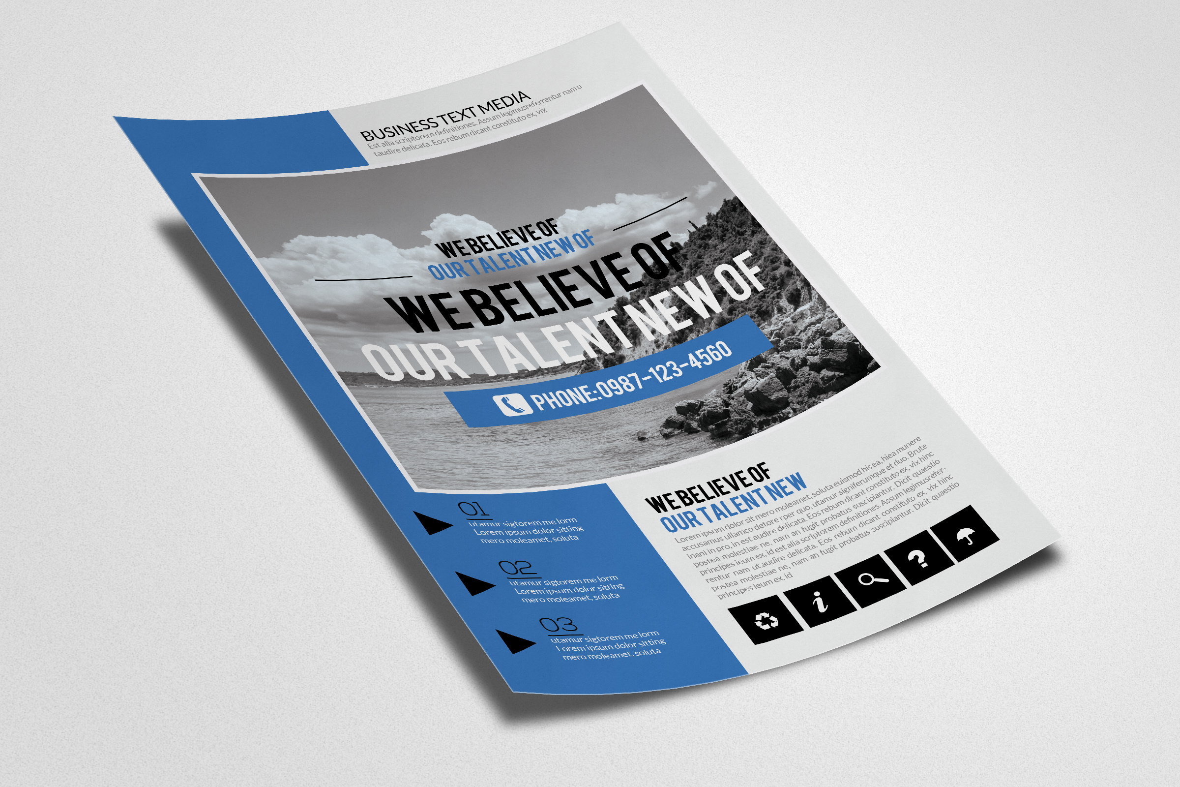 Global Communications Company Flyer (65138) | Flyers | Design Bundles