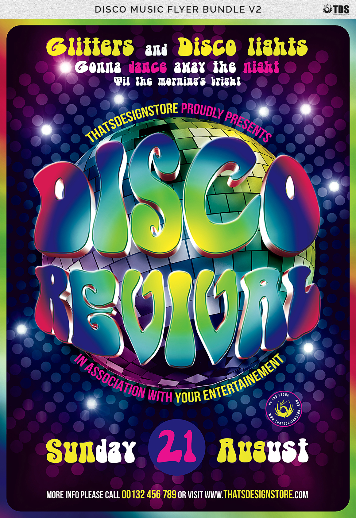 Disco Music Flyer Bundle V2