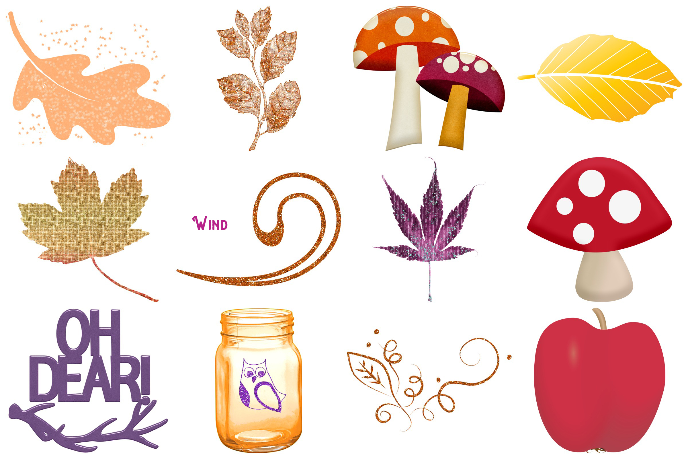 Autumn Clip Art Bundle