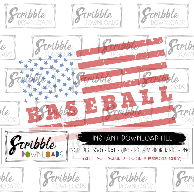 Baseball Distressed Flag SVG (78682) | SVGs | Design Bundles