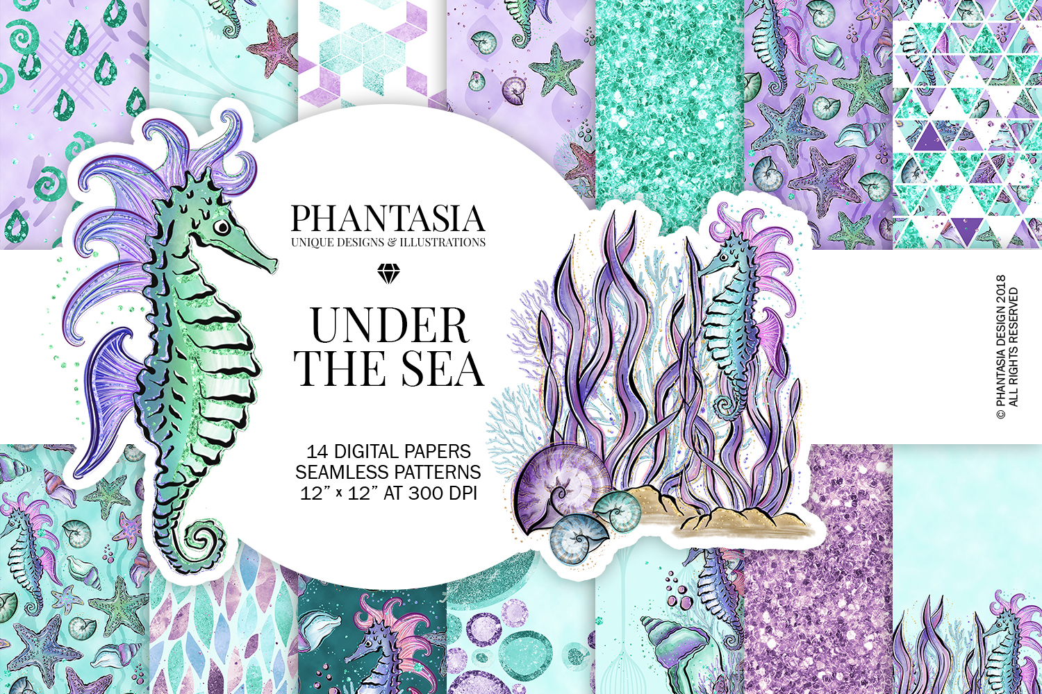 Mermaid Digital Paper