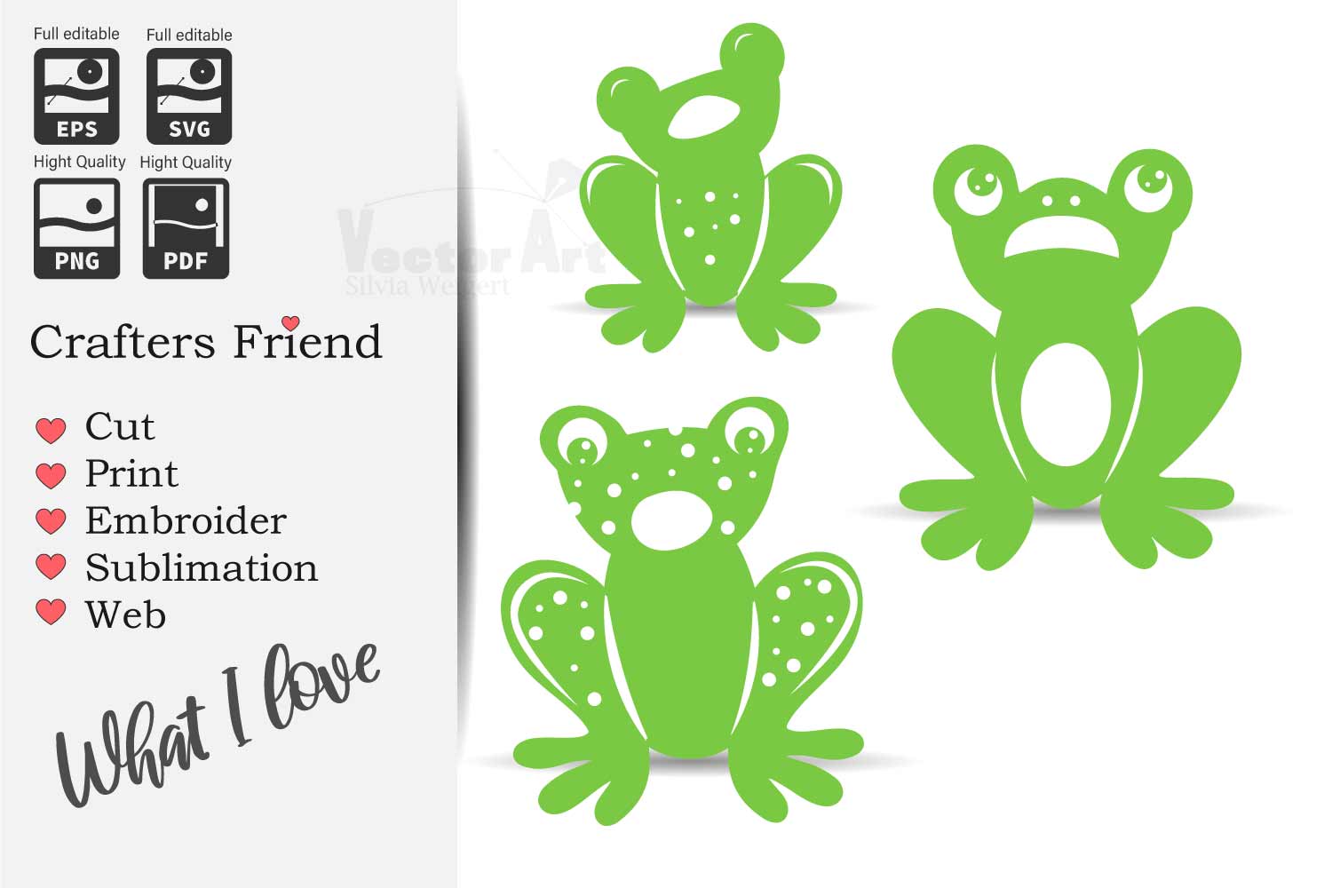 Frogs Collection SVG - Cut Files for Beginners