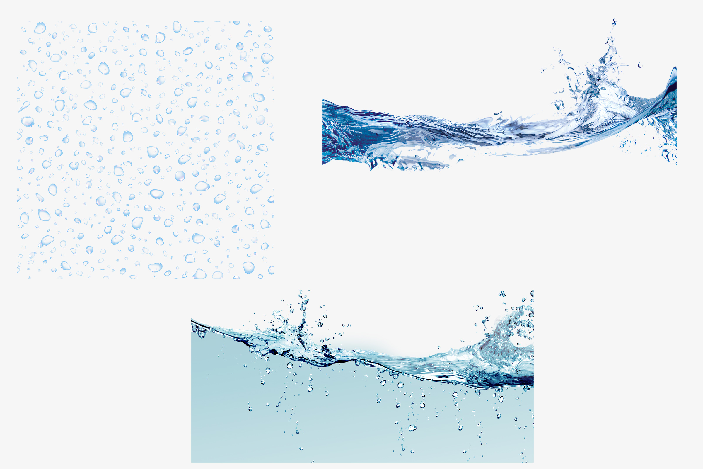 Water Splash Overlays, Water Clipart