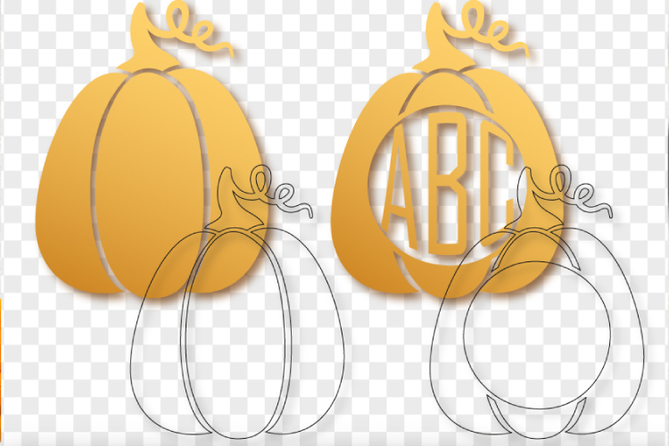 Two pumpkins svg. Harvesting clipart (146269) | Cut Files | Design Bundles
