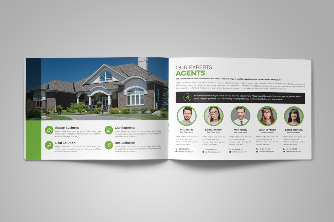 Real Estate Brochure Catalog v3 (145137) | Brochures | Design Bundles