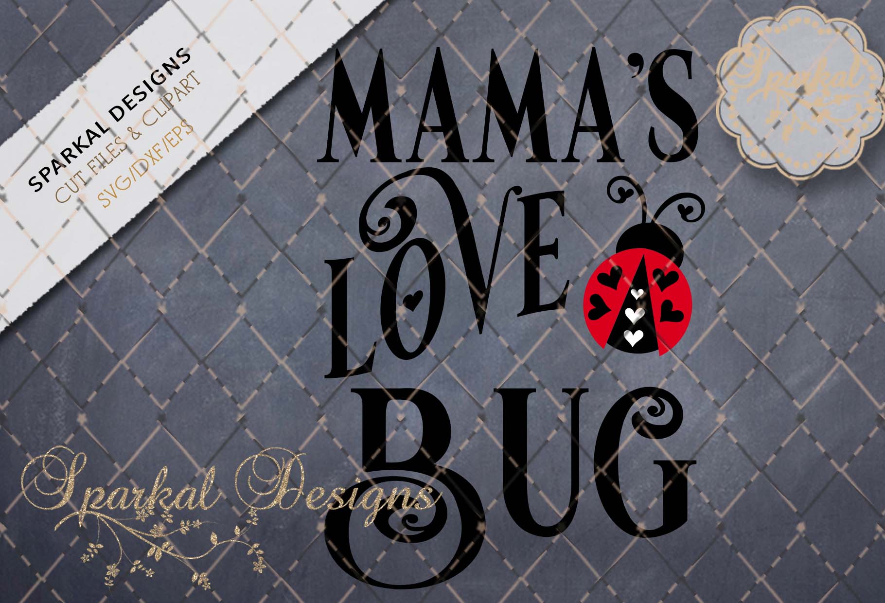 Mama's Love Bug Design (50228) | SVGs | Design Bundles