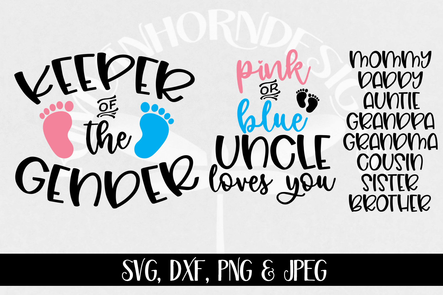 Gender Reveal, Keeper of the Gender, Pink or Blue