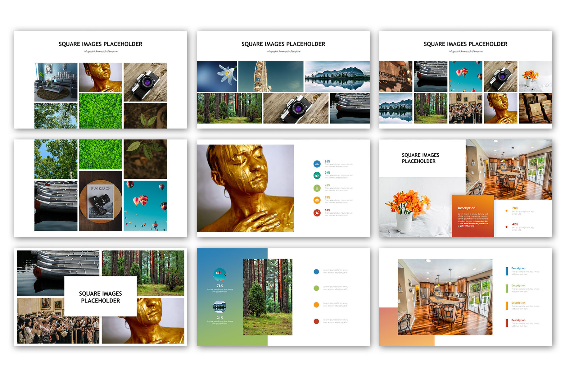 Square Placeholder Presentation