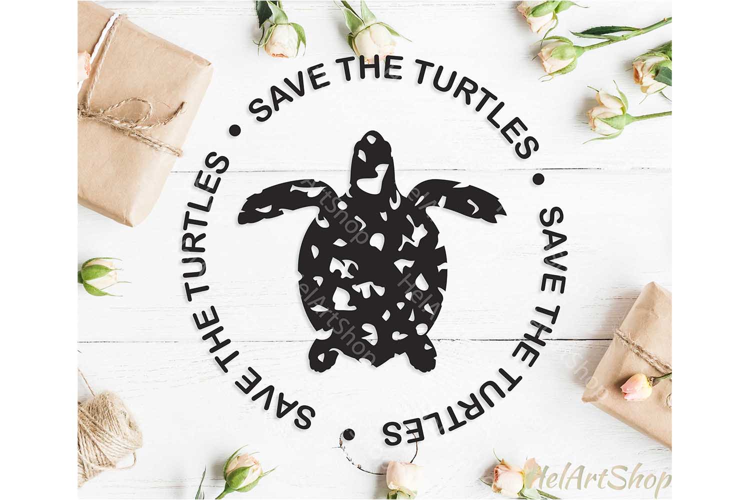 Save The Turtles svg, Turtle Svg