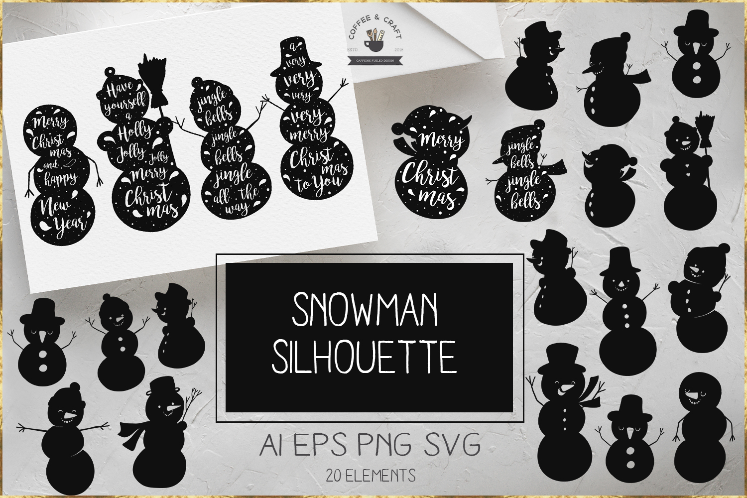 Snowman silhouette