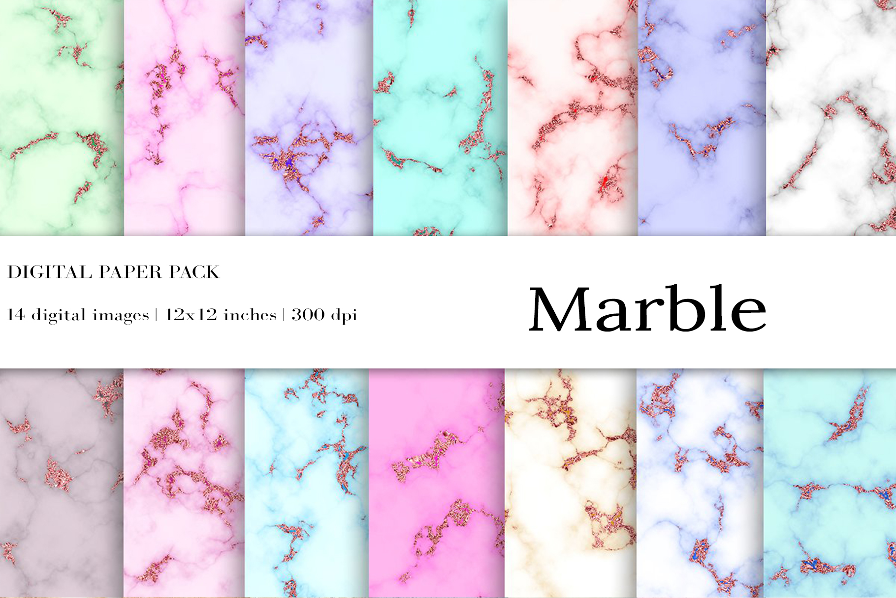 Marble Digital Papers, Marble Backgrounds