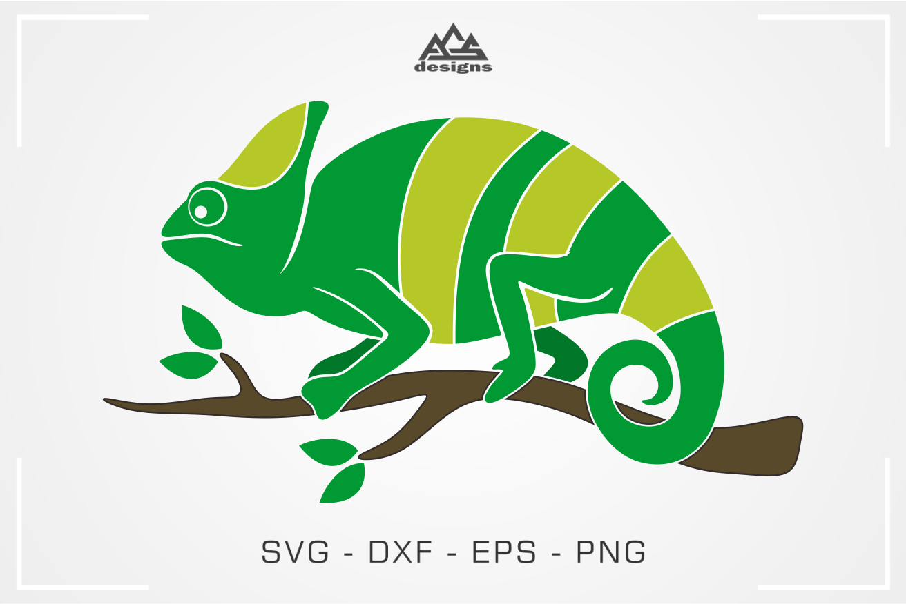 Chameleon Svg Design (374683) | Cut Files | Design Bundles