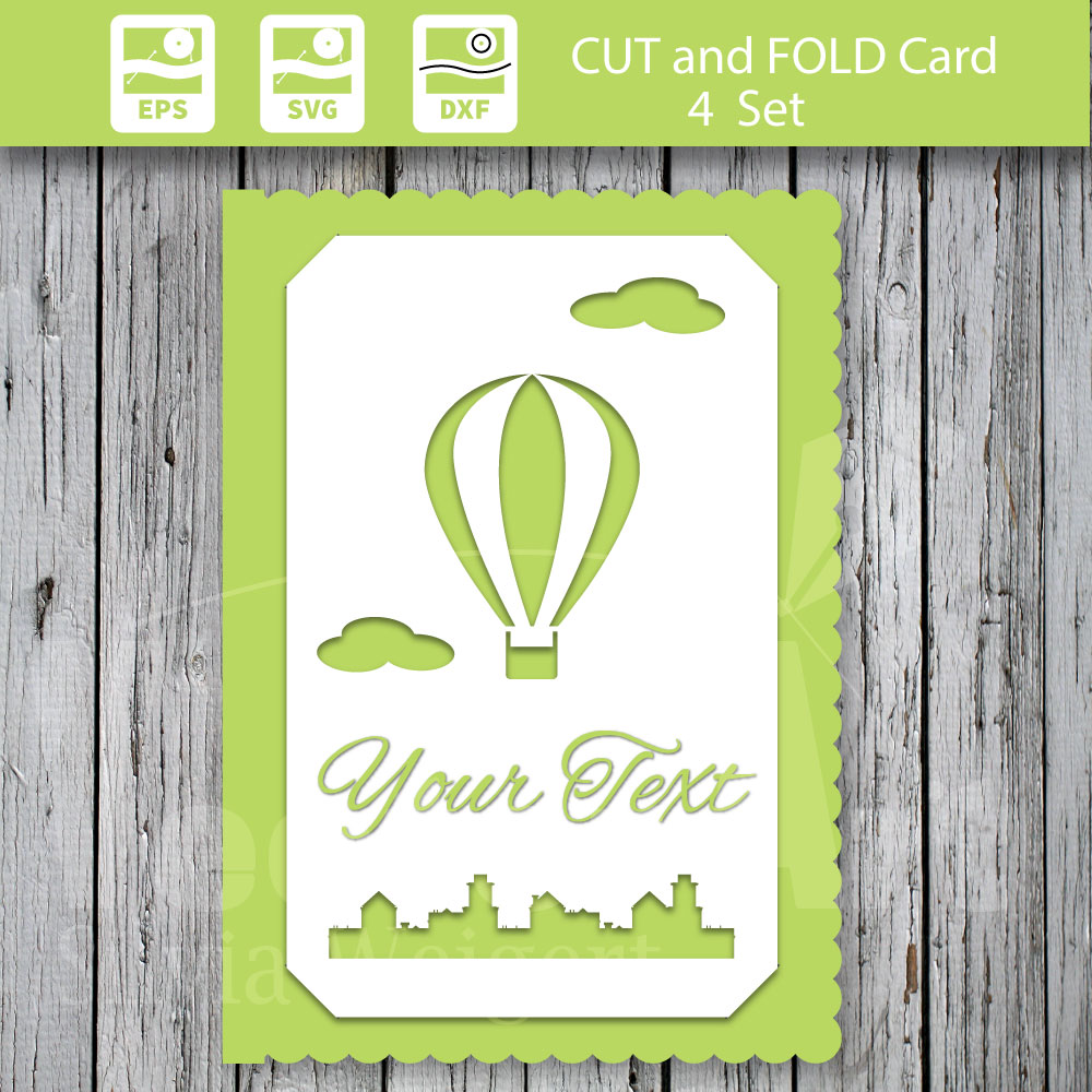 Invitation Card Template SVG - Cut Files for Beginners