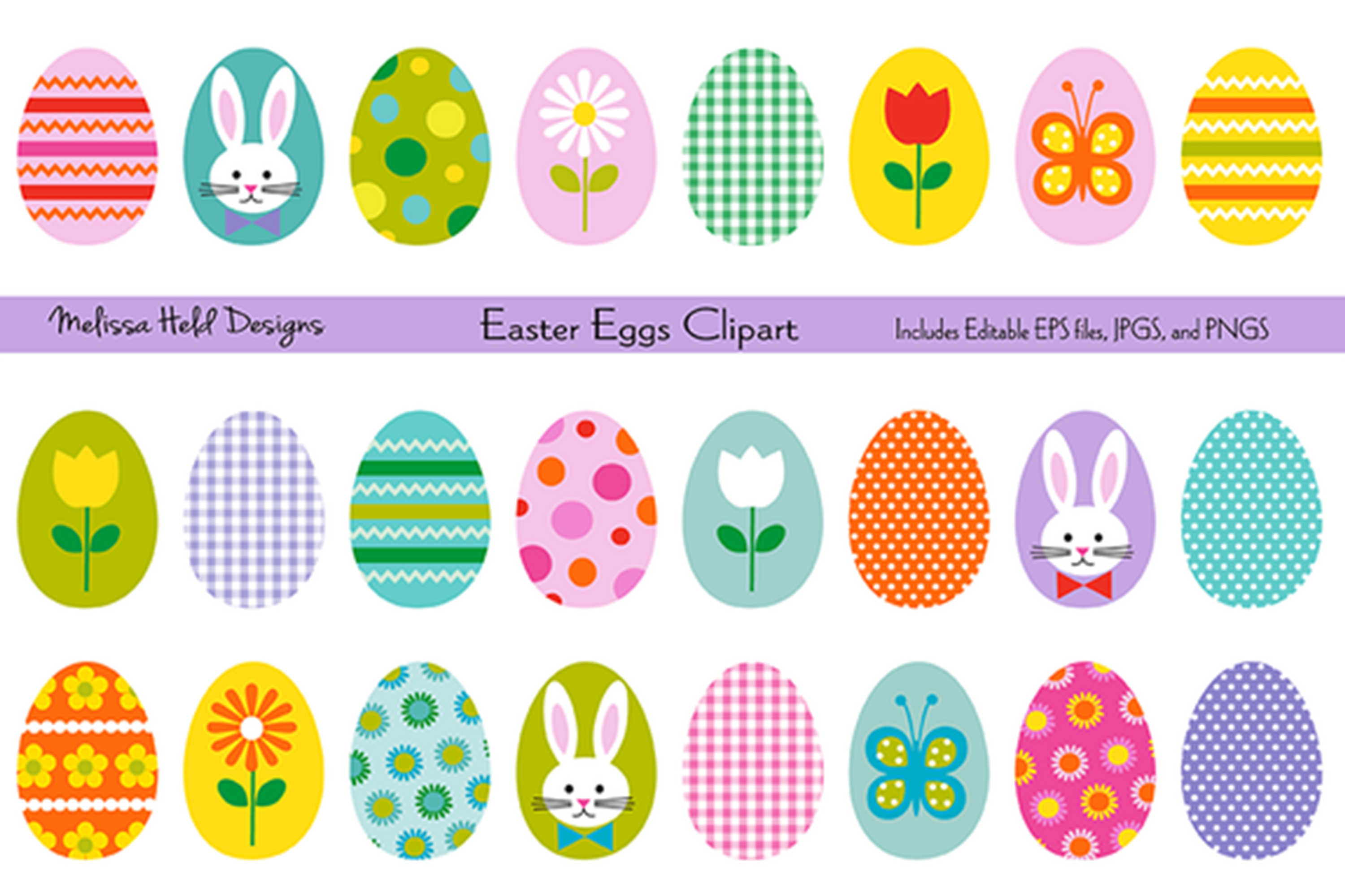 Easter Eggs Clipart