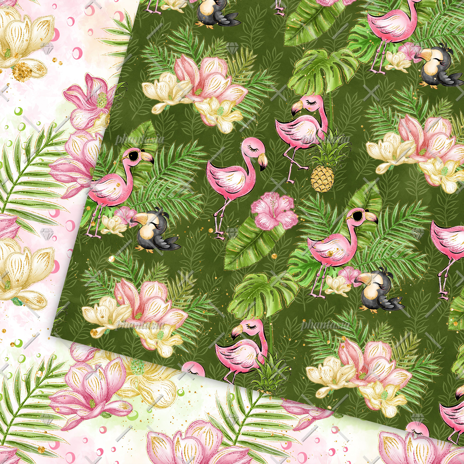 Tropical Digital Papers