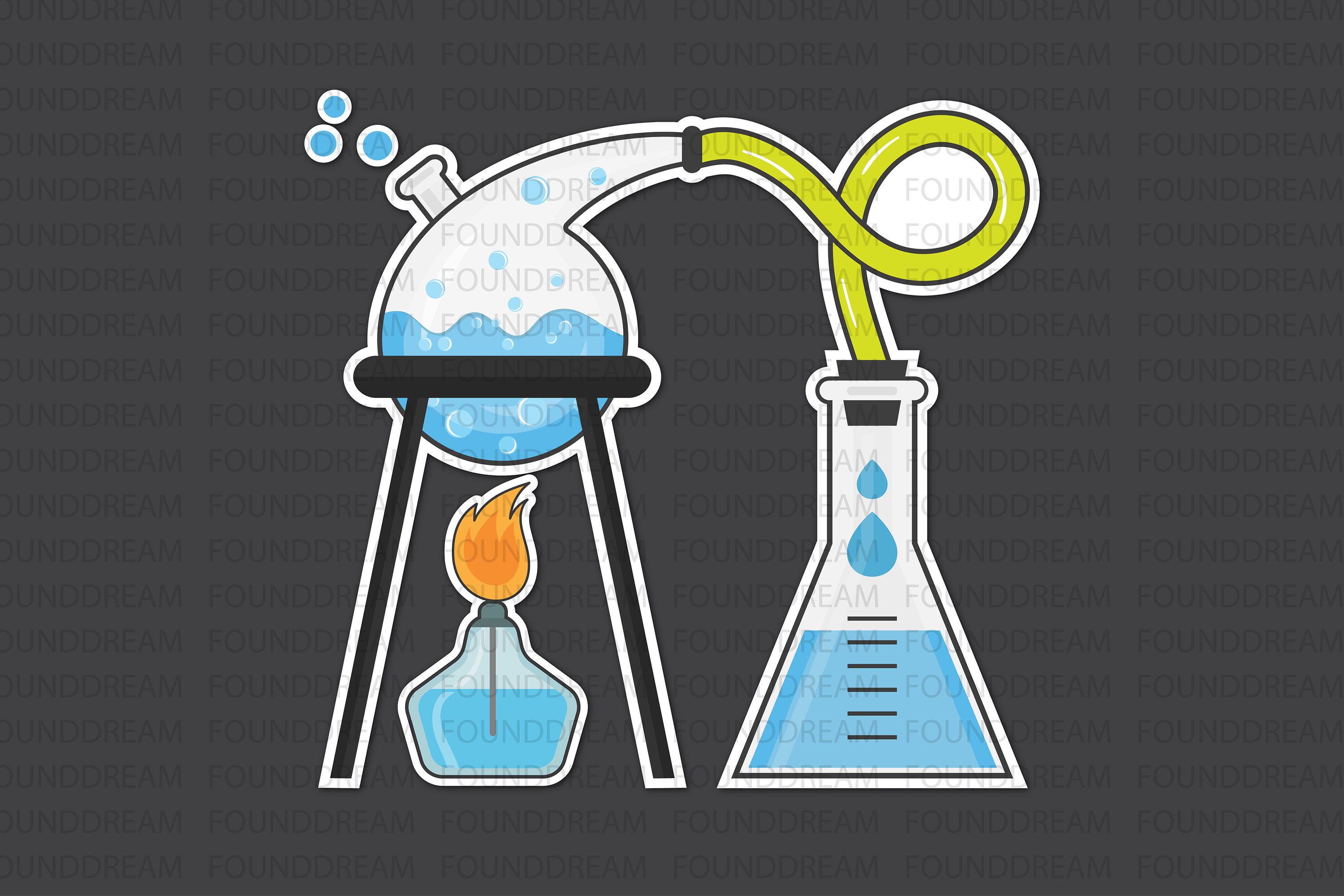 Science Laboratory clip art | Vector files (181269) | Decorations ...