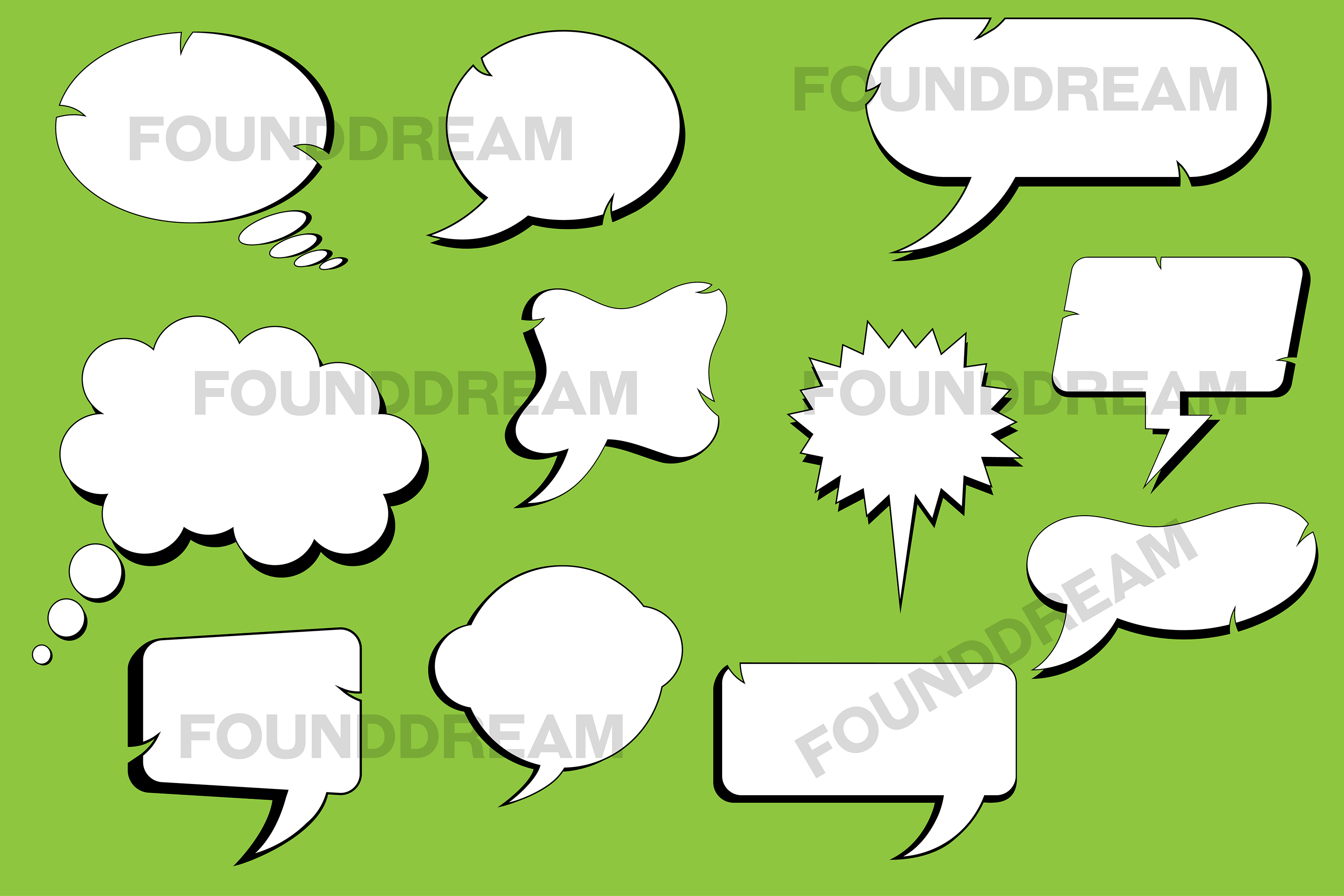 Speech Bubbles | Svg files