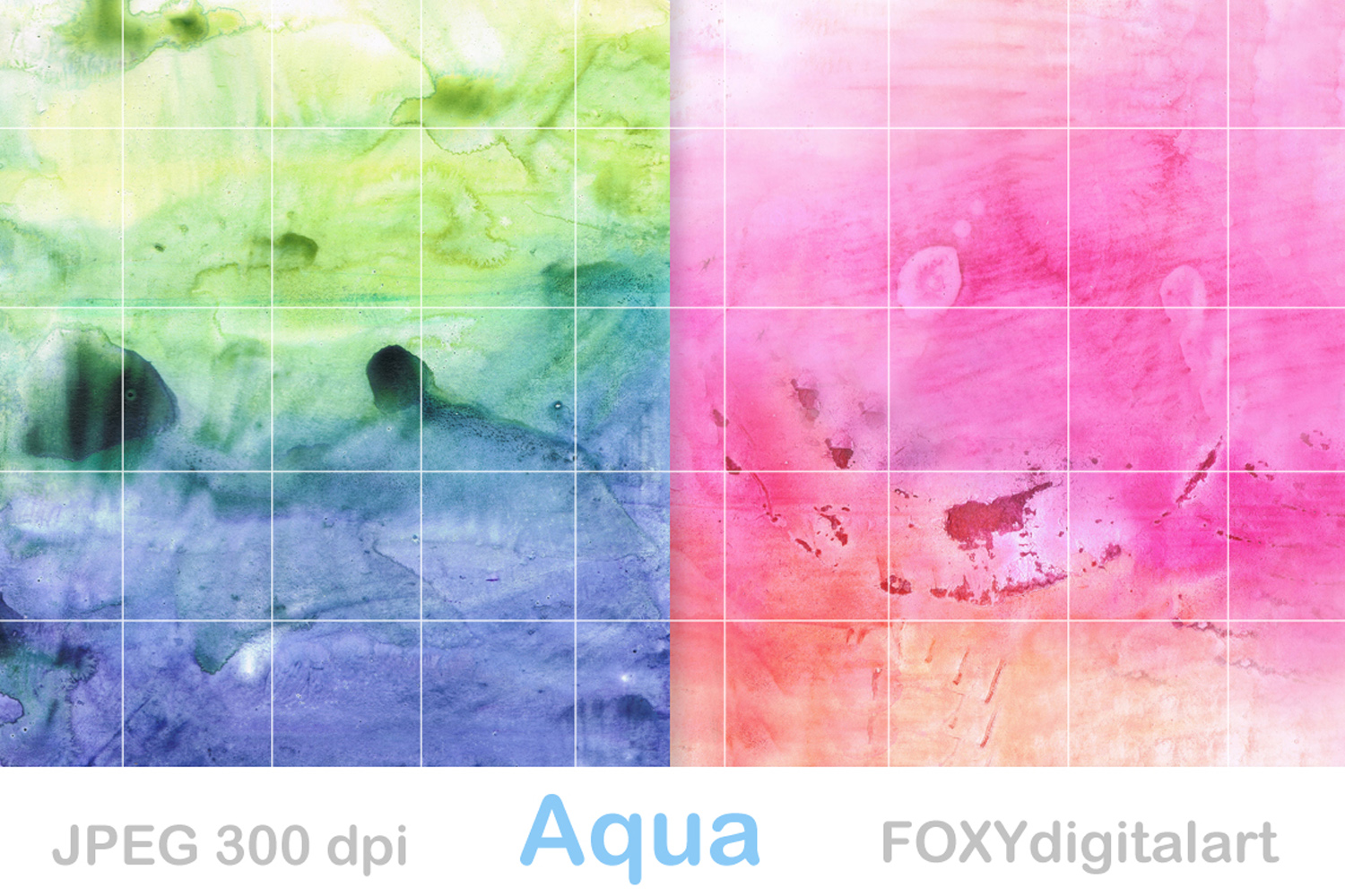 Watercolor Digital Papers Ombre Paint Splatters (271423 ...